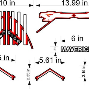 Top Gun Maverick Helmet Decal / Sticker Set Halloween Costume - Etsy