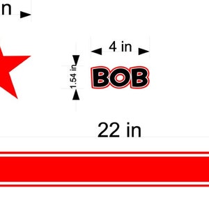 Top Gun BOB Helmet Decal Sticker Set Great for Halloween Costumes - Etsy