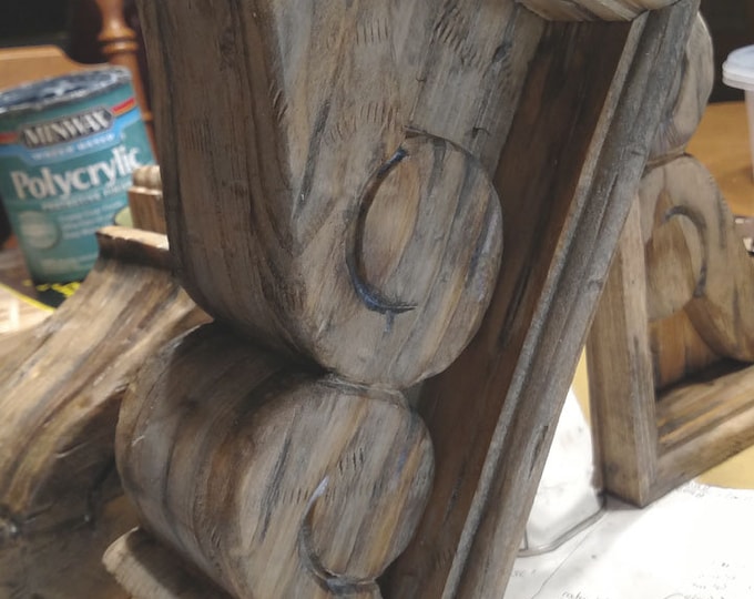 Rustic Corbel order 2 for a Pair - Etsy