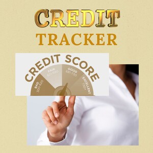 Credit Score Tracker PRINTABLE Tracker Credit Score Log Credit Card Tracker Debt Repayment-money ...