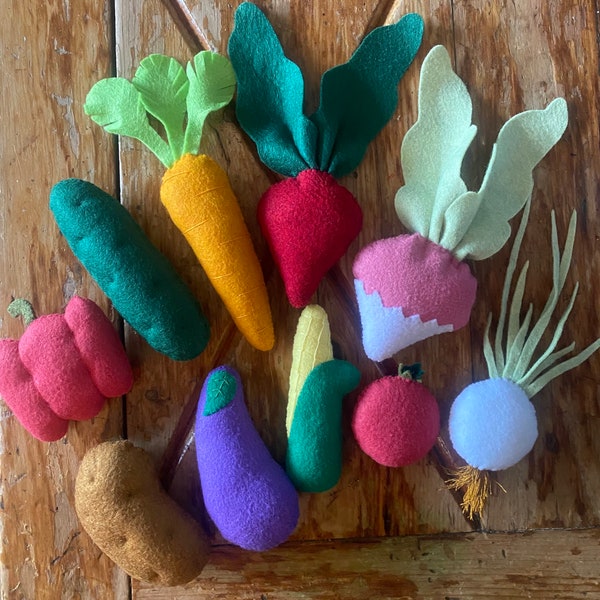 Vegetable Garden Toy - Etsy