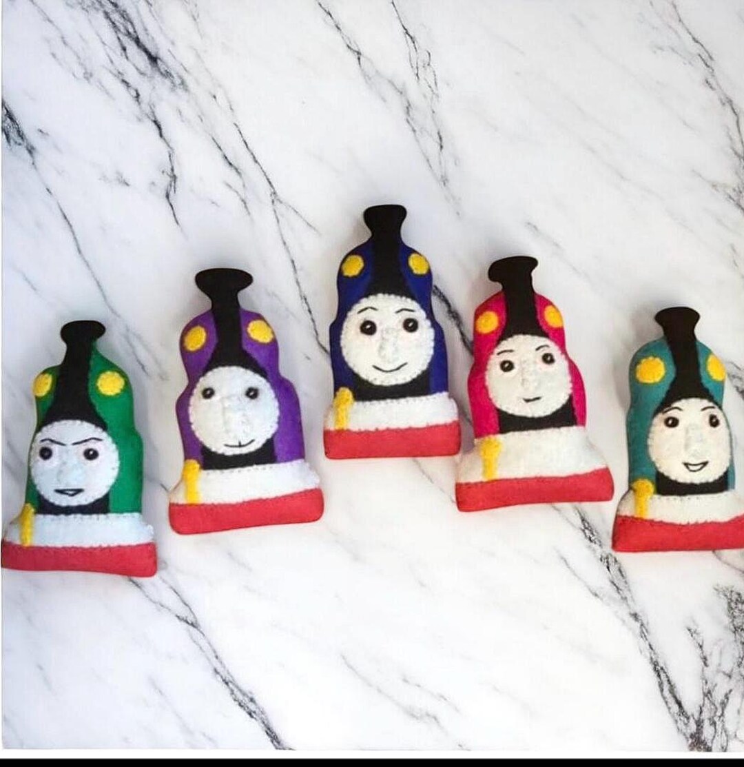 Thomas Train Cat Toy: Organic Catnip Merino Wool Felt - Etsy