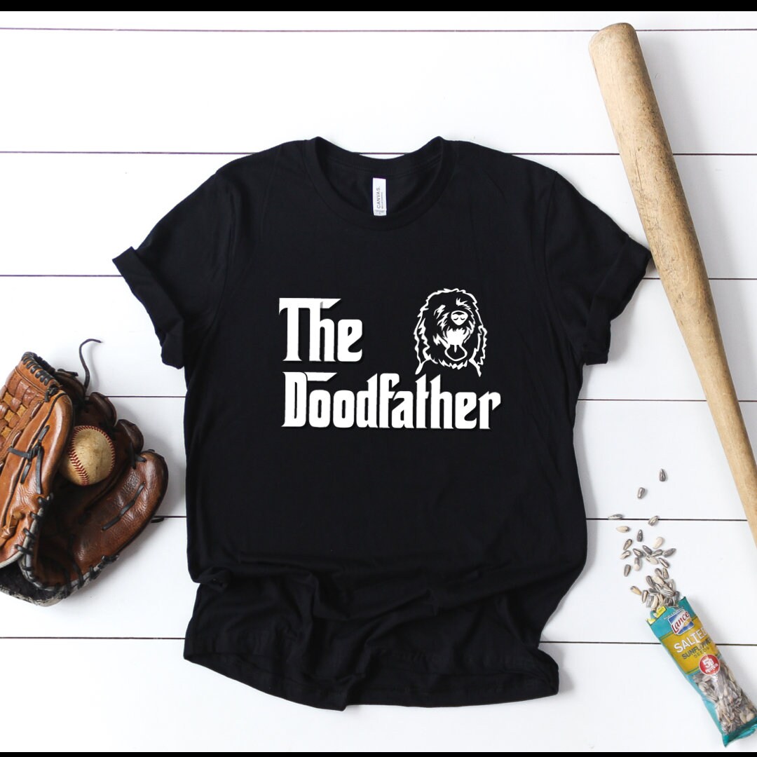 Doodle Dad the Doodfather Unisex Jersey Short Sleeve Tee, Goldendoodle ...