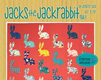 Jacks the Jackrabbit Quilt by Jenifer Dick | Etsy