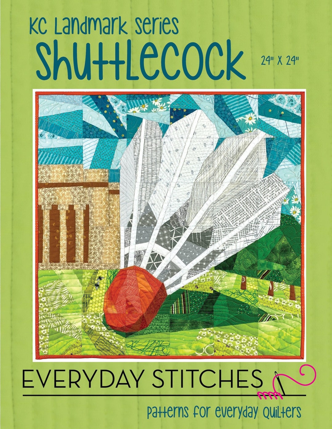 Shuttlecock Quilt Foundation Paper Pieced Wallhanging - Etsy