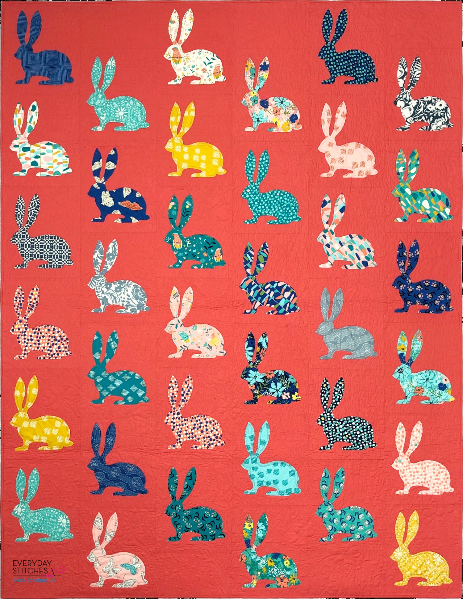 Jacks the Jackrabbit Quilt by Jenifer Dick - Etsy