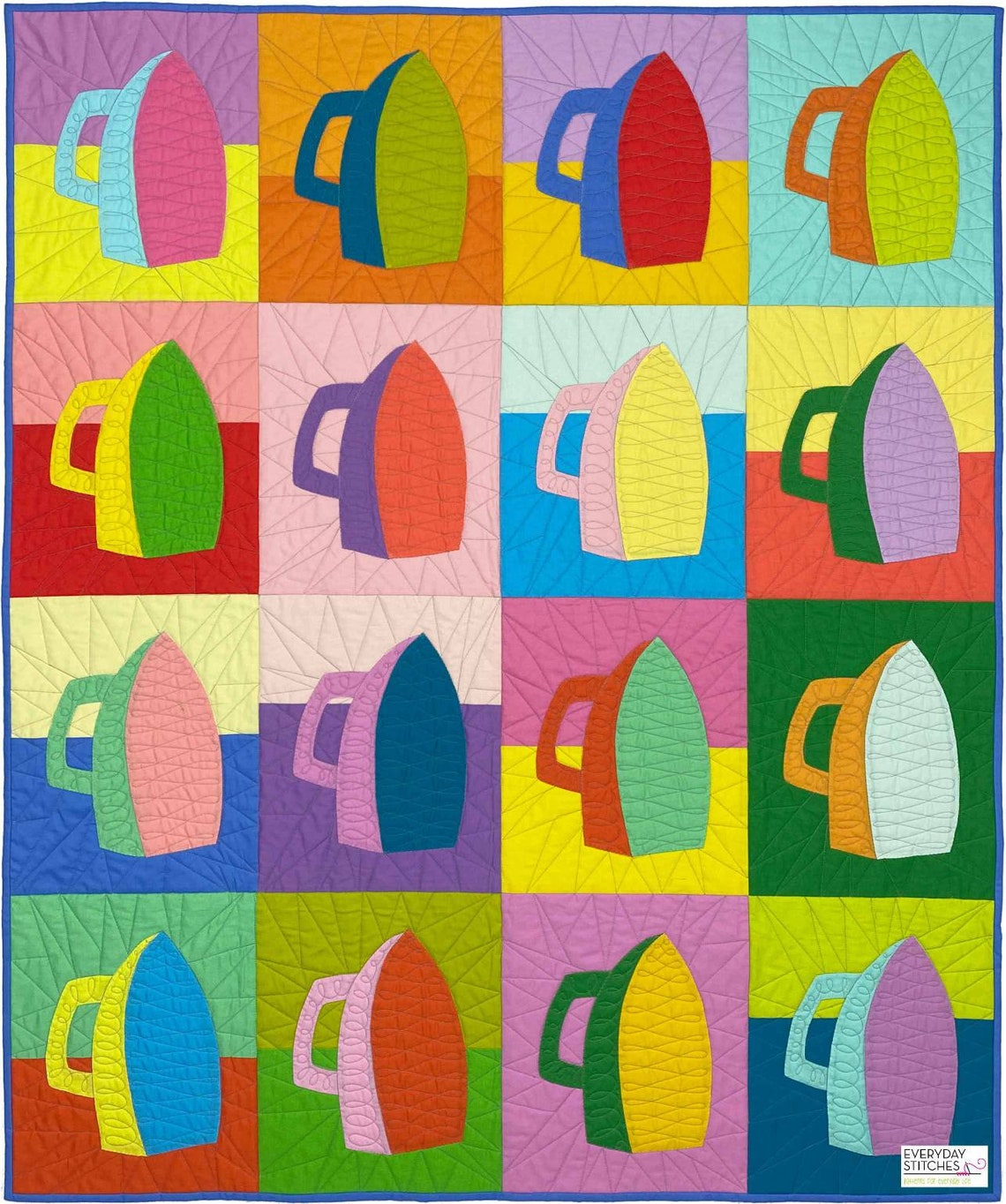 The Irony Quilt Pattern by Everyday Stitches | Etsy