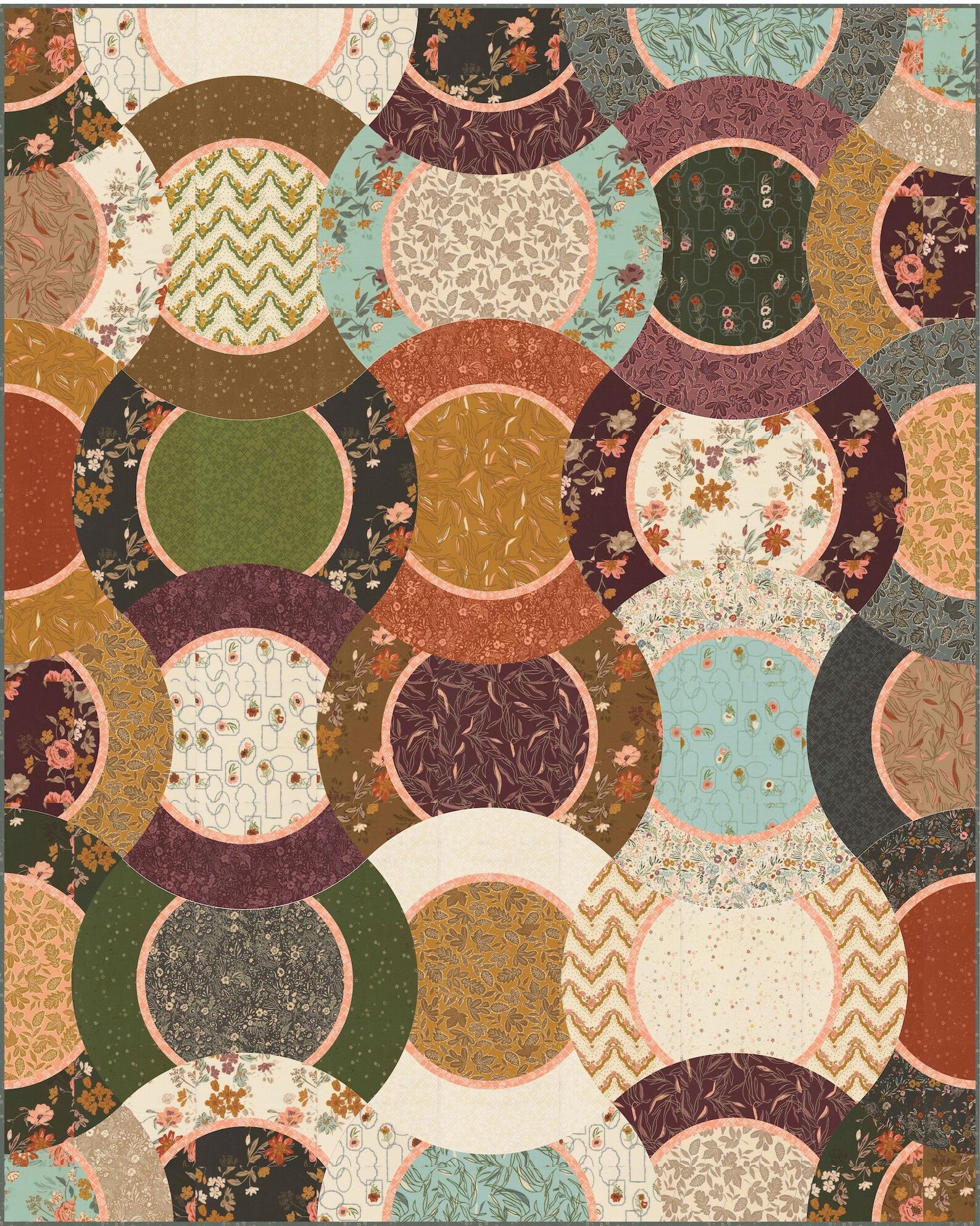 Ripple Effect, an Everyday Curve Pattern by Everyday Stitches - Etsy