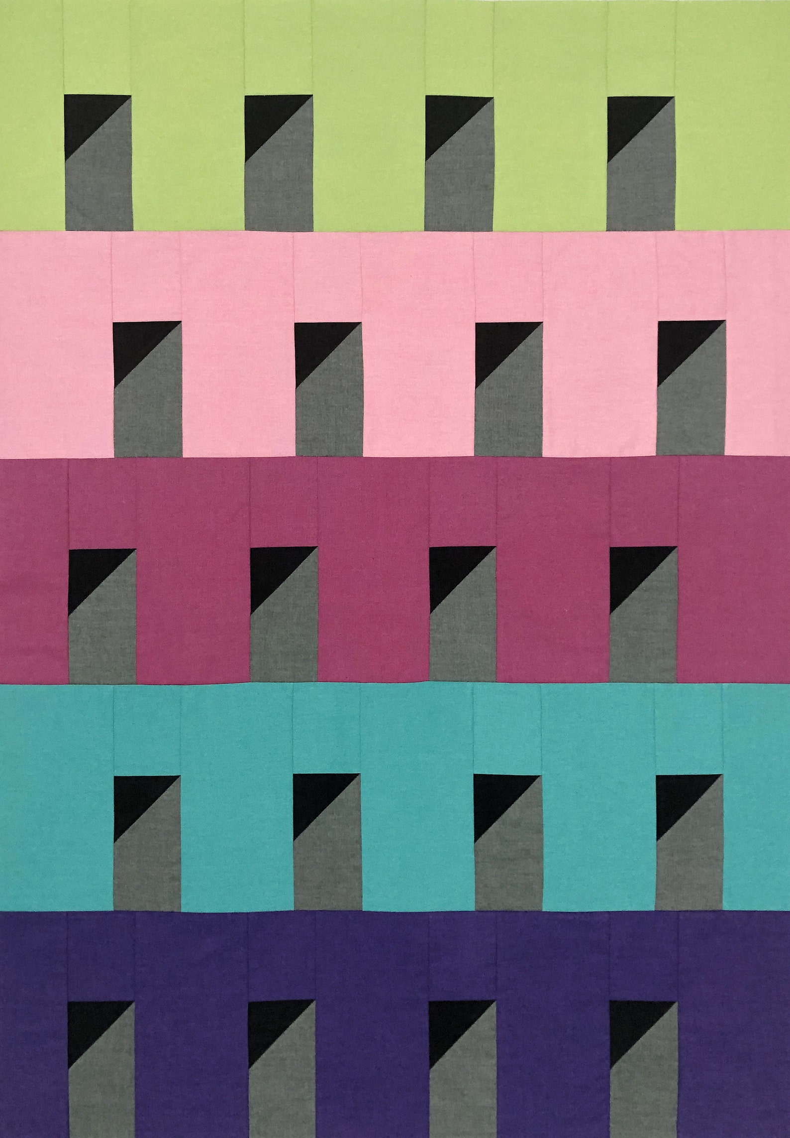 Pueblo Quilt PDF Pattern (baby, Throw, and Queen) by Everyday Stitches ...