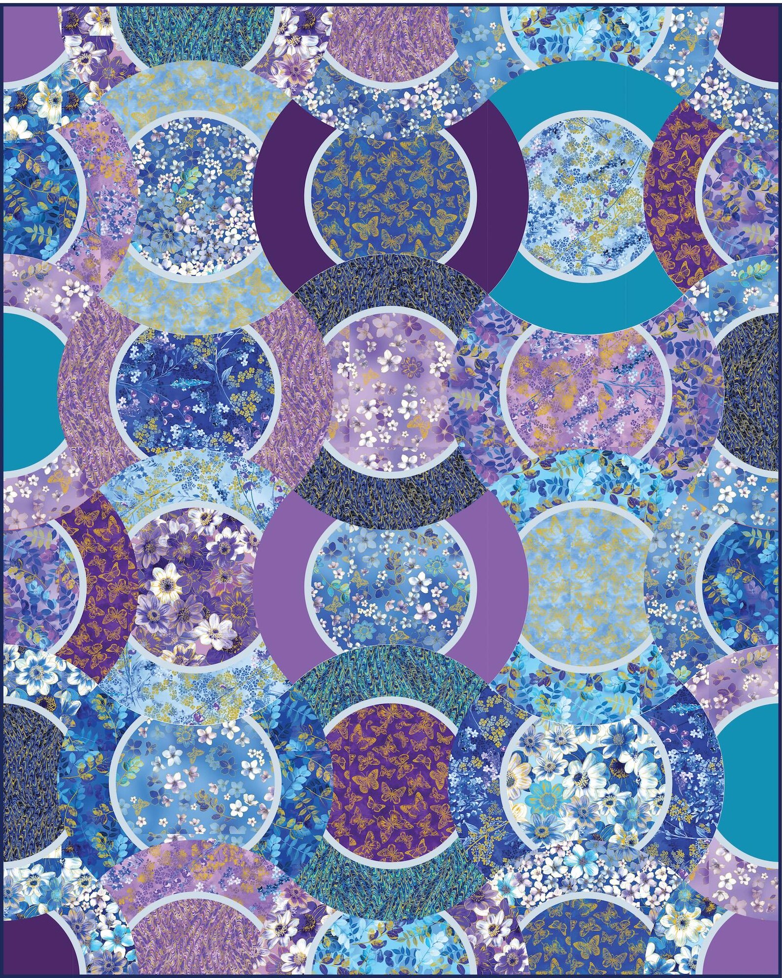 Ripple Effect, an Everyday Curve Pattern by Everyday Stitches - Etsy
