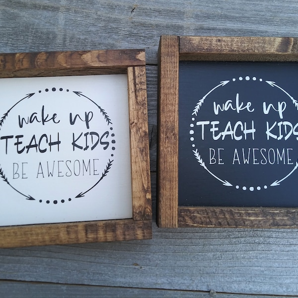 Wake up Be Awesome - Etsy