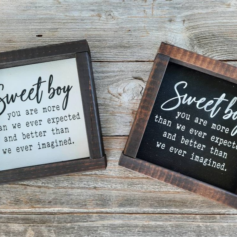 Rustic Nursery Sign - Etsy