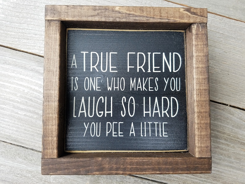 A True Friend Wood Framed Mini Sign - Etsy