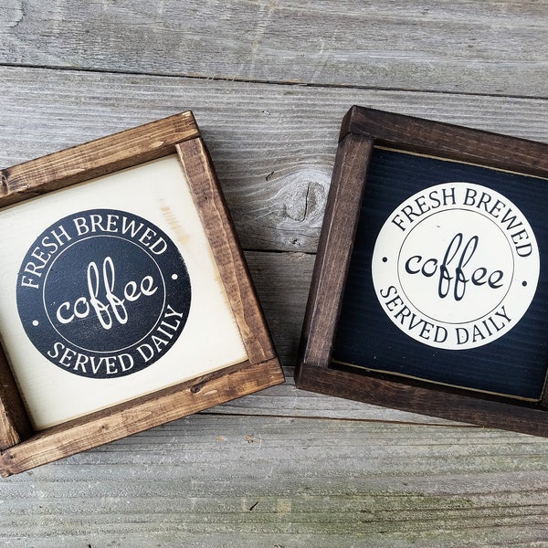 Coffee Wood Sign - Etsy