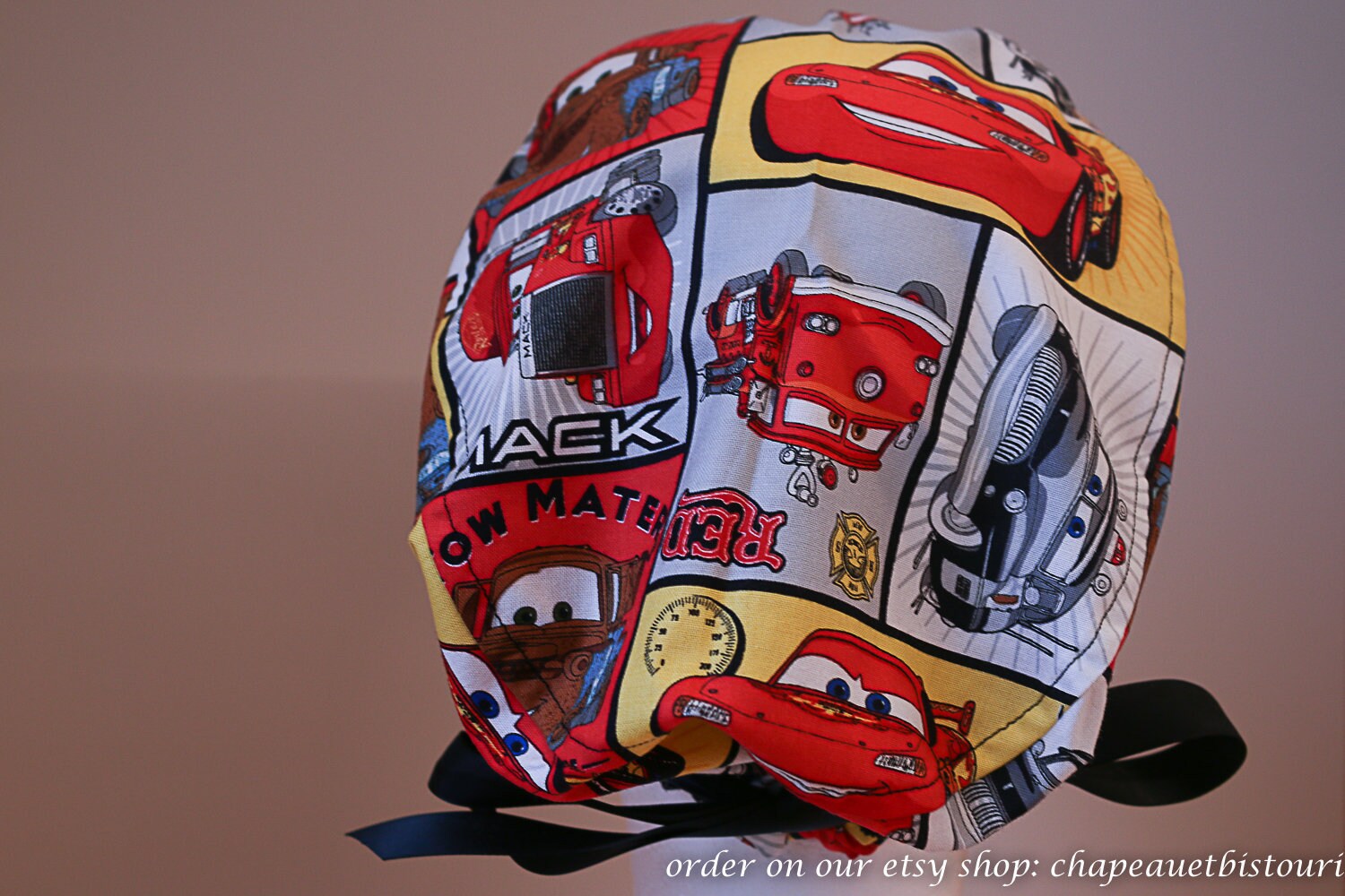 Surgical Caps Red Car in a Movie - Etsy