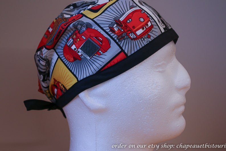 Surgical Caps Red Car in a Movie - Etsy