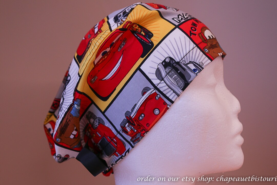 Surgical Caps Red Car in a Movie - Etsy