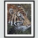 Stalking Tiger Print Torn Paper Collage - Etsy