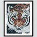 Tiger Animal Print Torn Paper Collage - Etsy