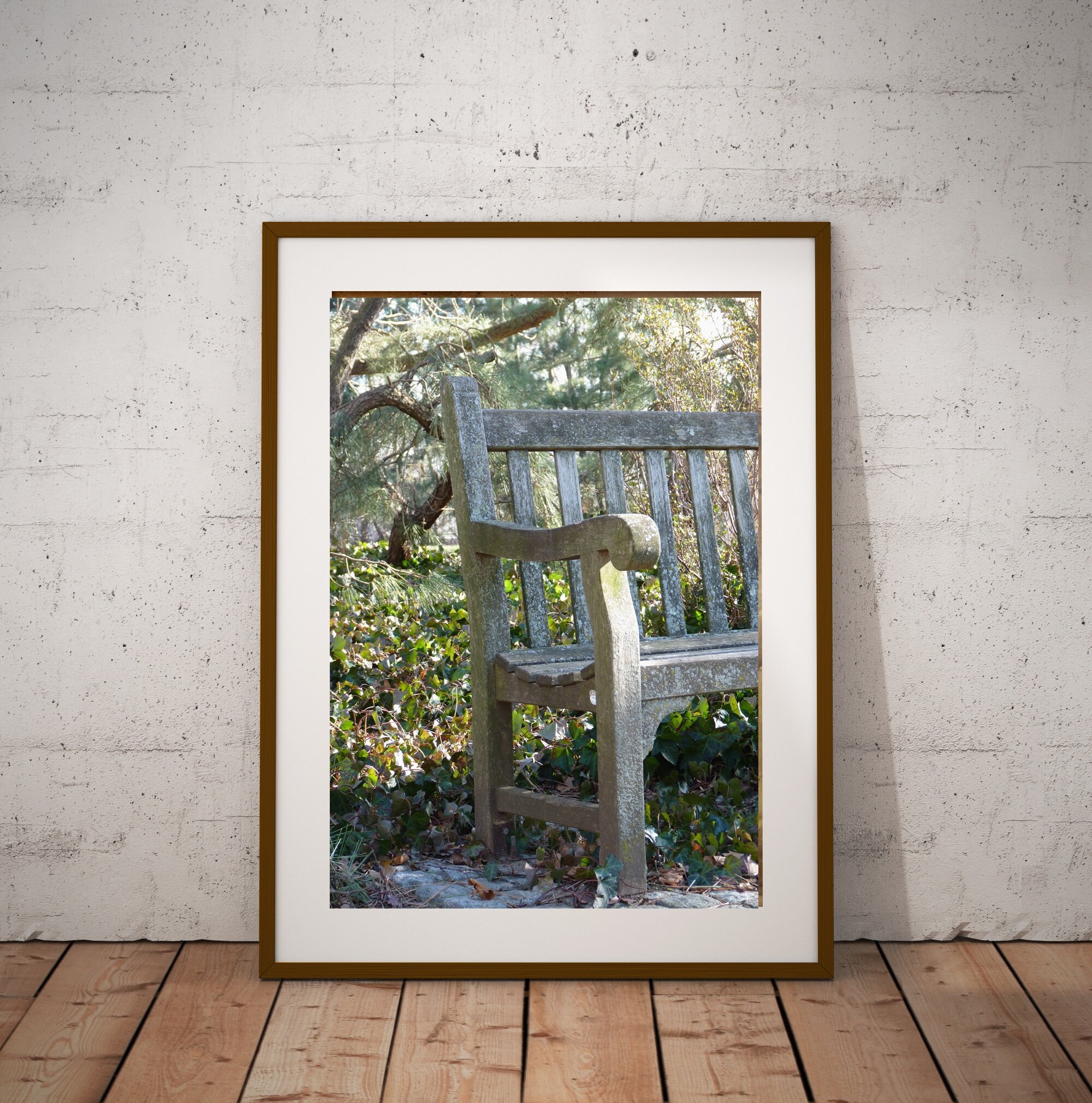 Secret Garden Bench Digital Download Art Print - Etsy