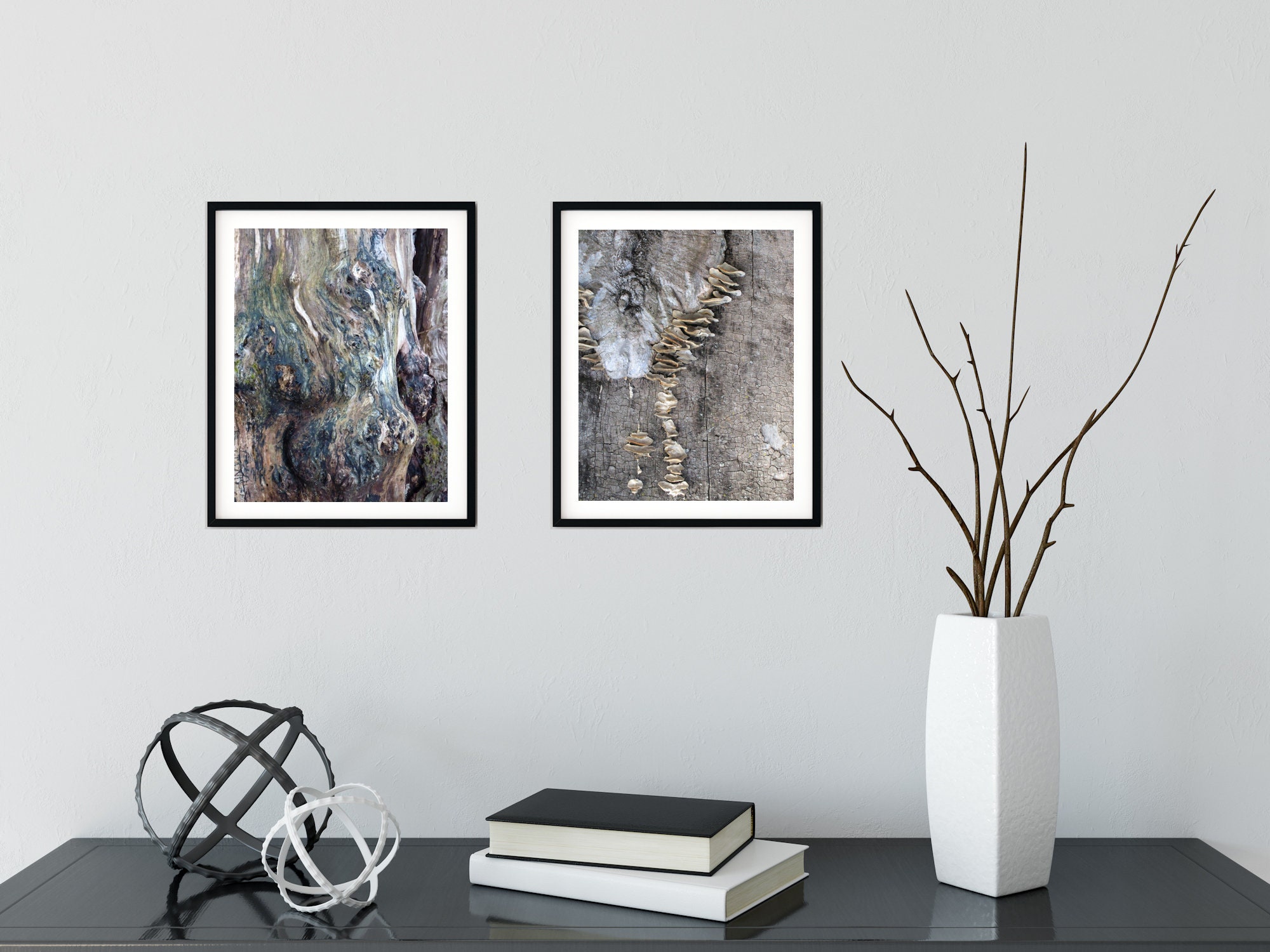Set of 2 Abstract Tree Trunk Digital Download Art Prints - Etsy Israel