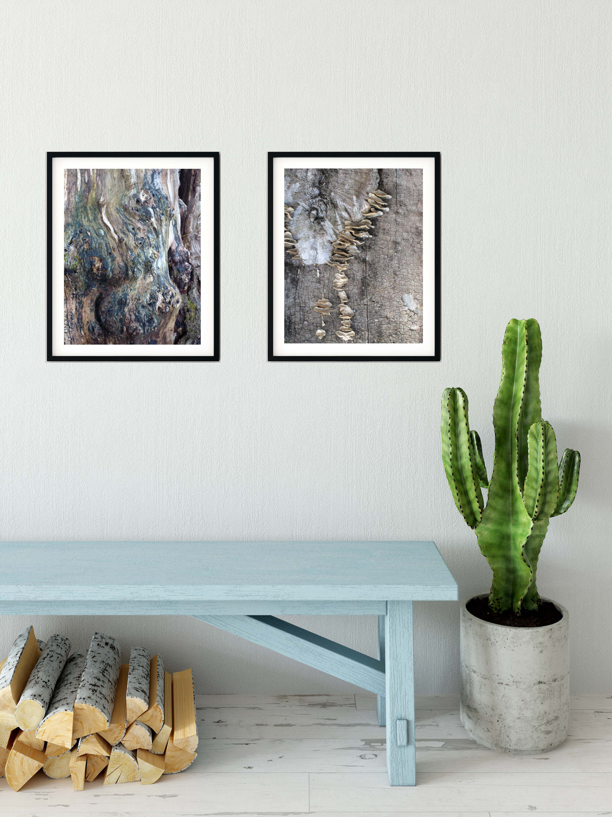 Set of 2 Abstract Tree Trunk Digital Download Art Prints - Etsy Israel