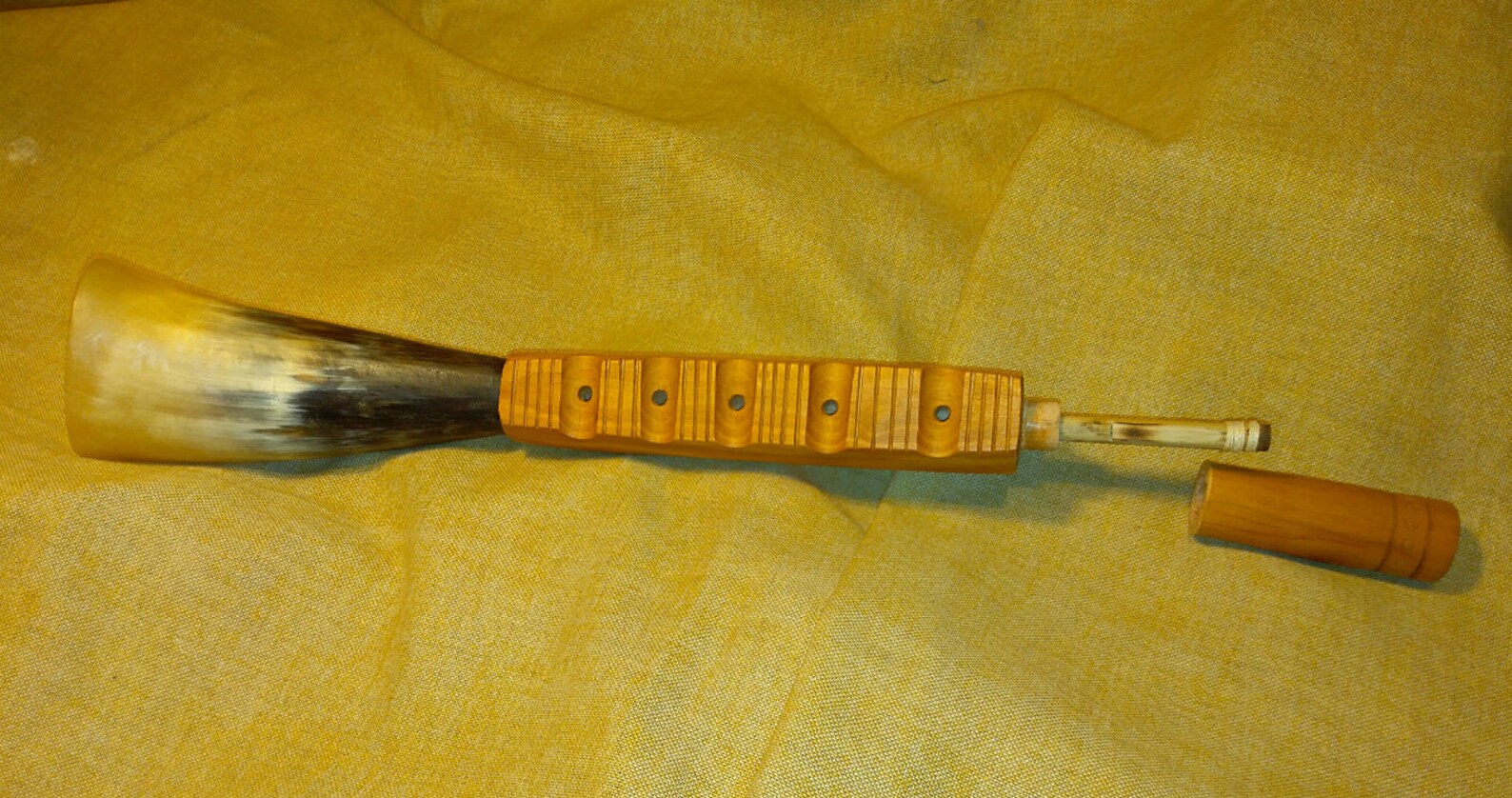 Viking instrument flute Falster Replica Viking blowing | Etsy