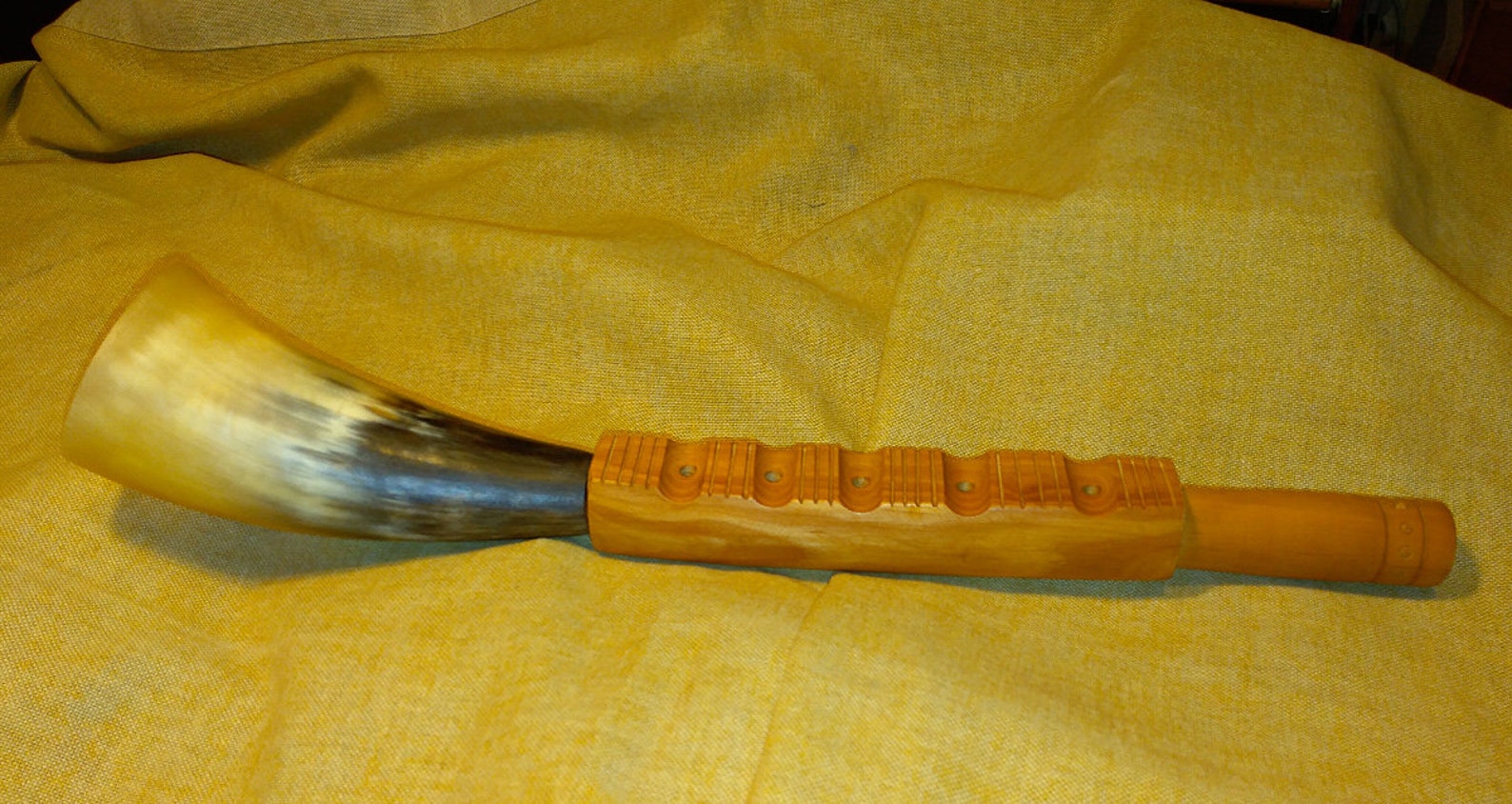 Viking instrument flute Falster Replica Viking blowing | Etsy