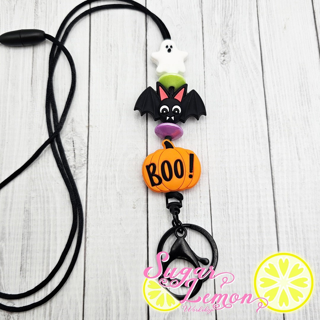 Halloween Teacher Lanyard, Halloween Lanyard, Halloween Theme, Spooky ...