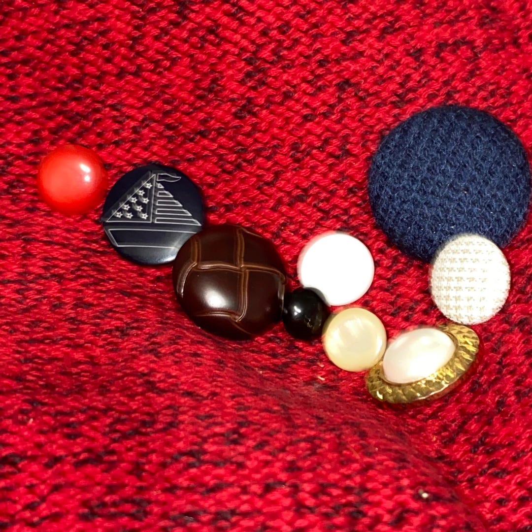 Vintage Assorted Button Collection Unique Buttons - Etsy