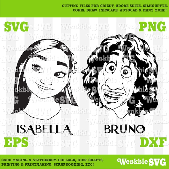 My Isabella and Bruno Cutting File Printable SVG File for | Etsy