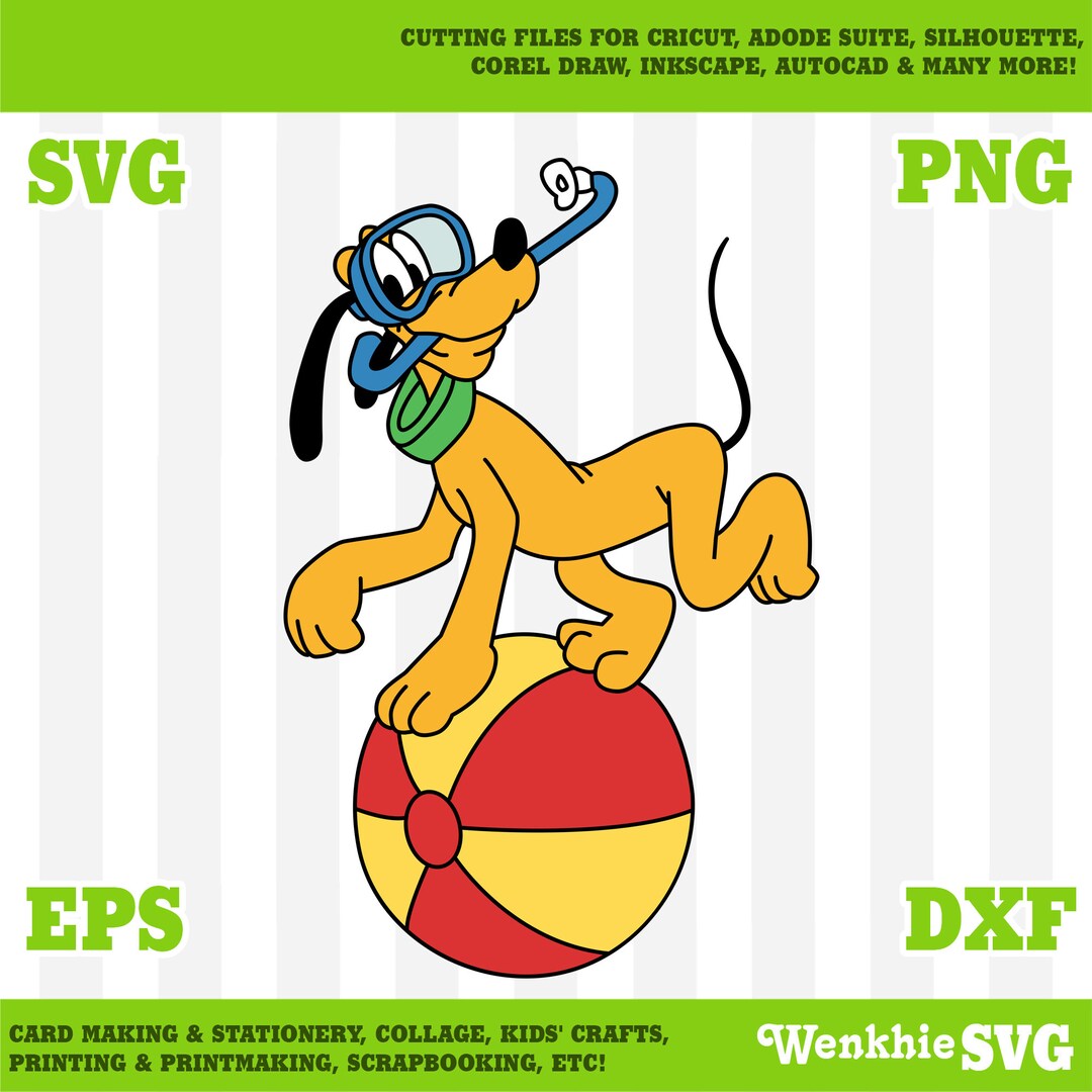 Summer Pluto Cutting File Printable, SVG File for Cricut - Etsy