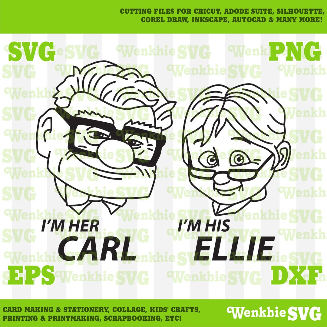 My Carl and Ellie Cutting File Printable, SVG File for Cricut - Etsy