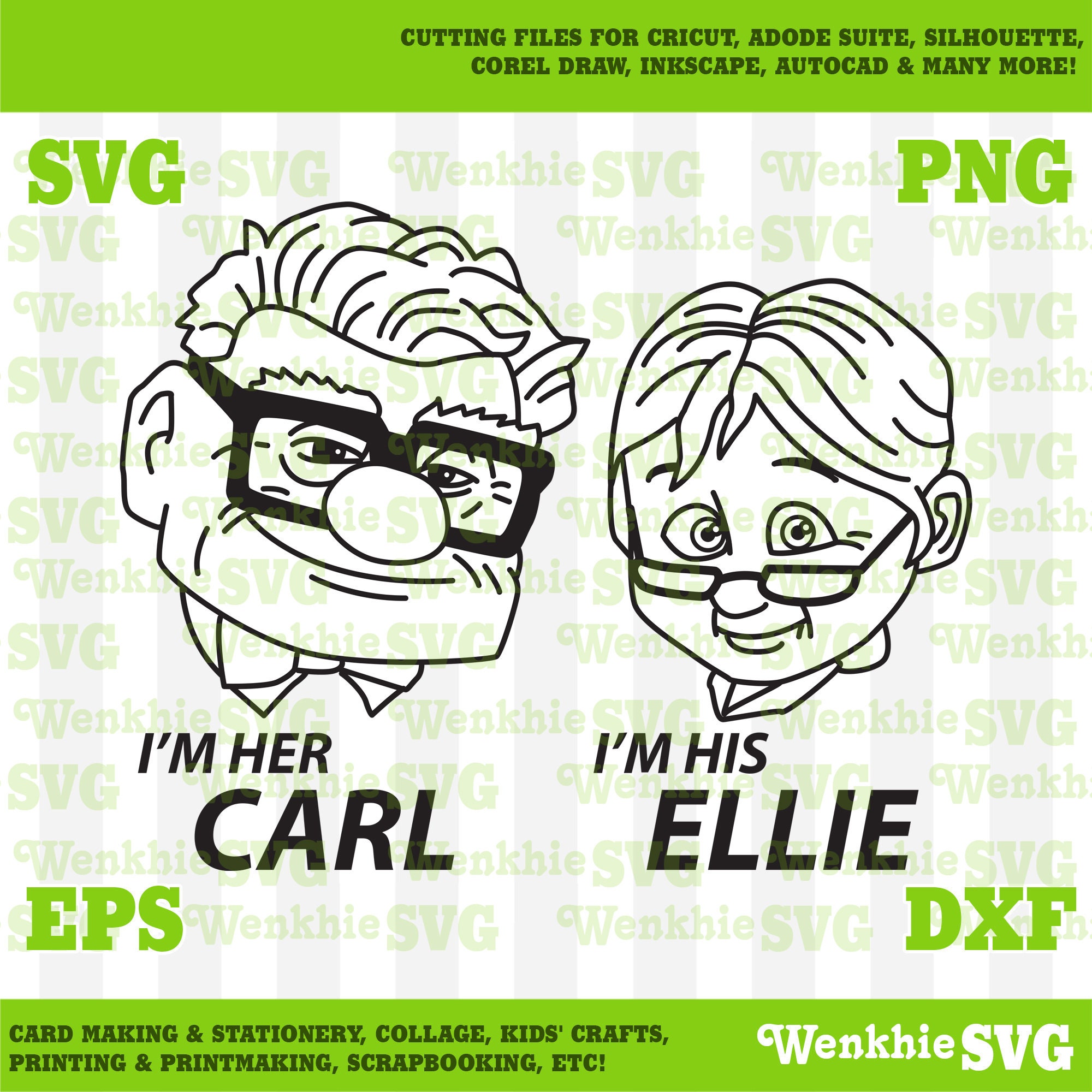 My Carl and Ellie Cutting File Printable SVG File for Cricut - Etsy