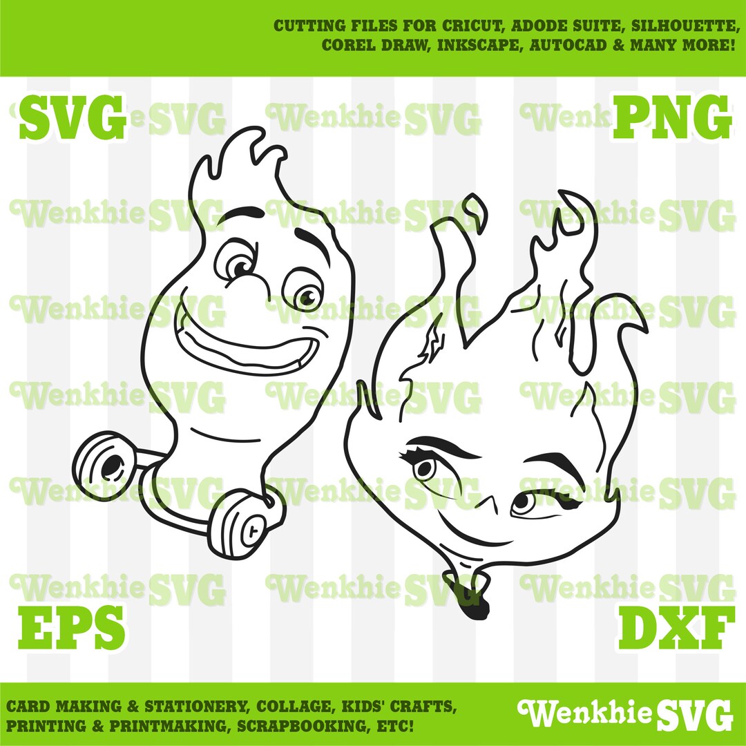 My Water and Fire Cutting File Printable, SVG File for Cricut - Etsy