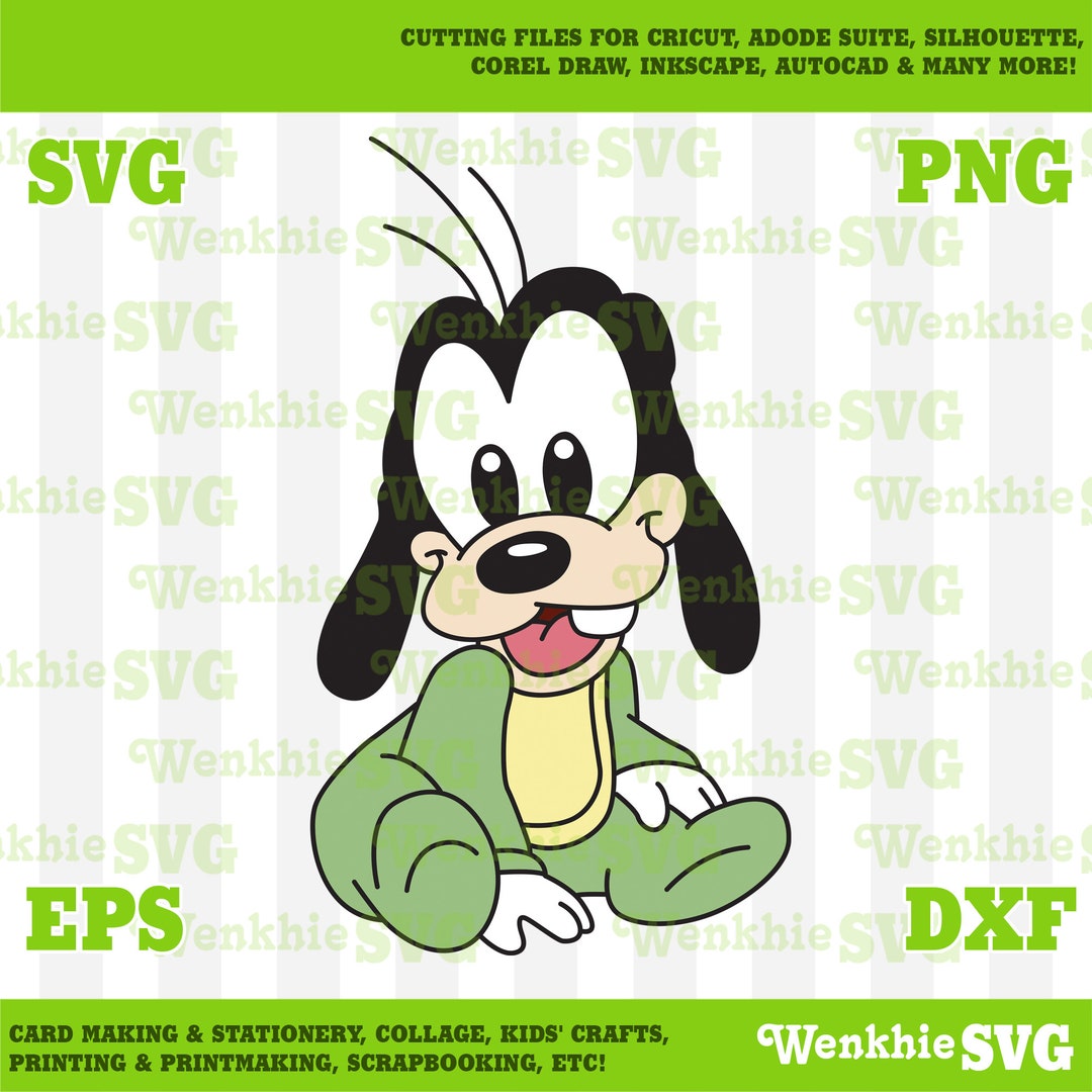 Baby Goofy Cutting File Printable, SVG File for Cricut - Etsy
