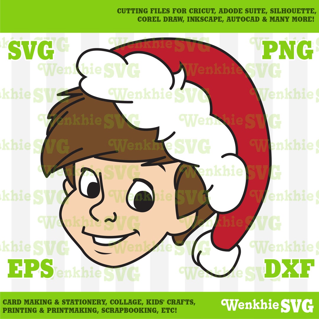 Christopher Robin Santa Hat Cutting File Printable, SVG File for Cricut ...