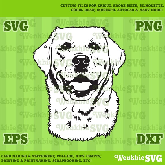 Labrador Retriever Pet Dog Cutting File Printable SVG File | Etsy
