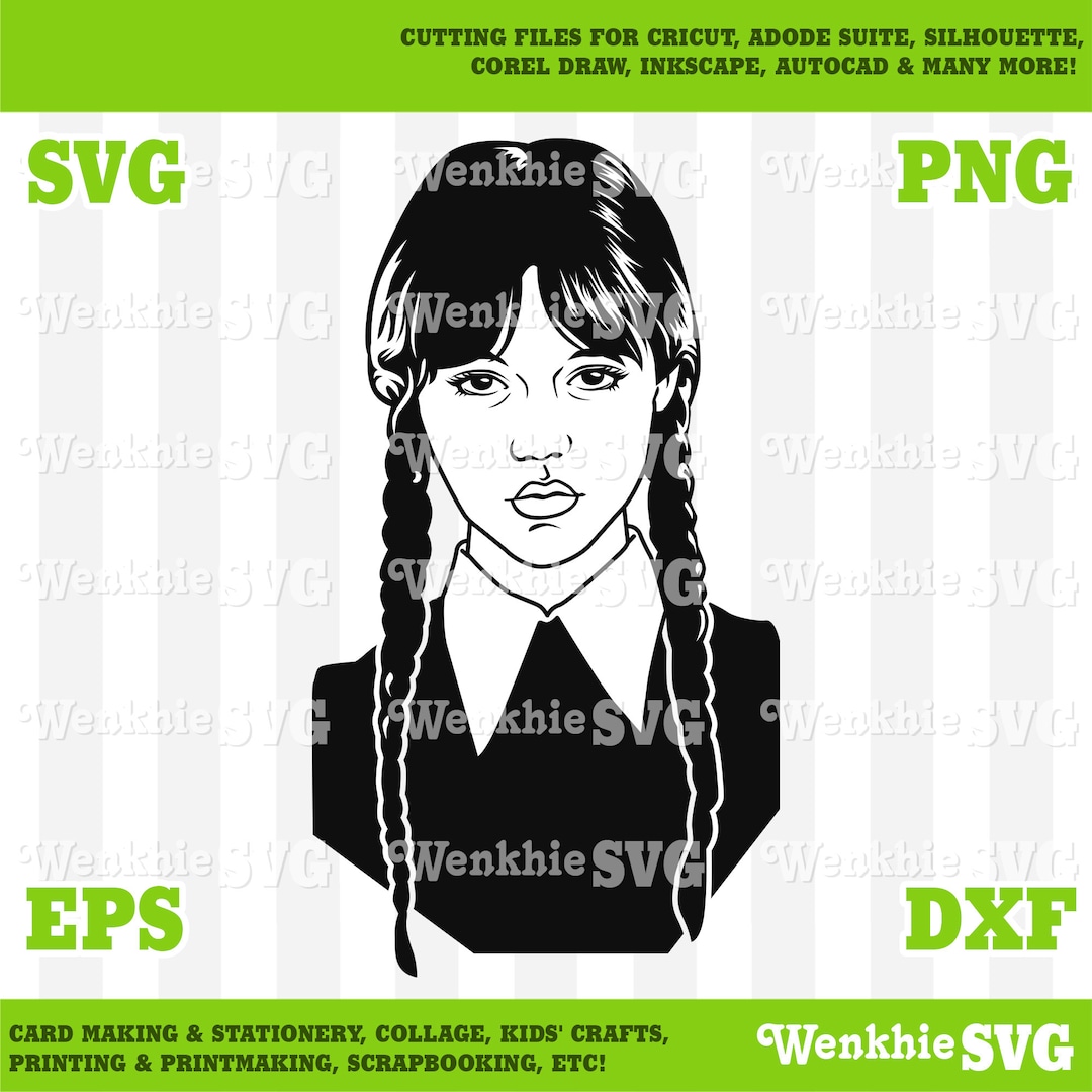 Wednesday Cutting File Printable, SVG File for Cricut - Etsy