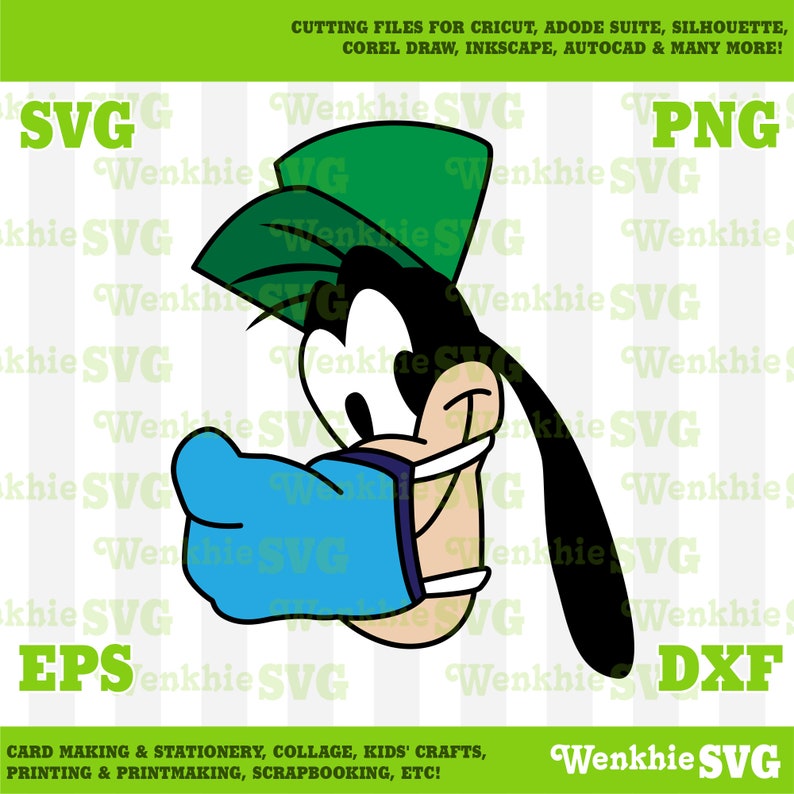 Stay Safe at Home Goofy Cutting File Printable SVG File for - Etsy