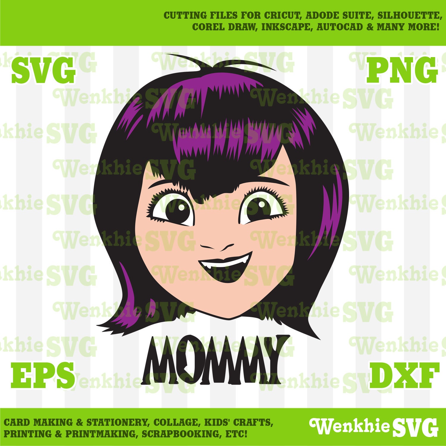 Personalized HT Mommy Mavis Cutting File Printable, SVG File for Cricut ...