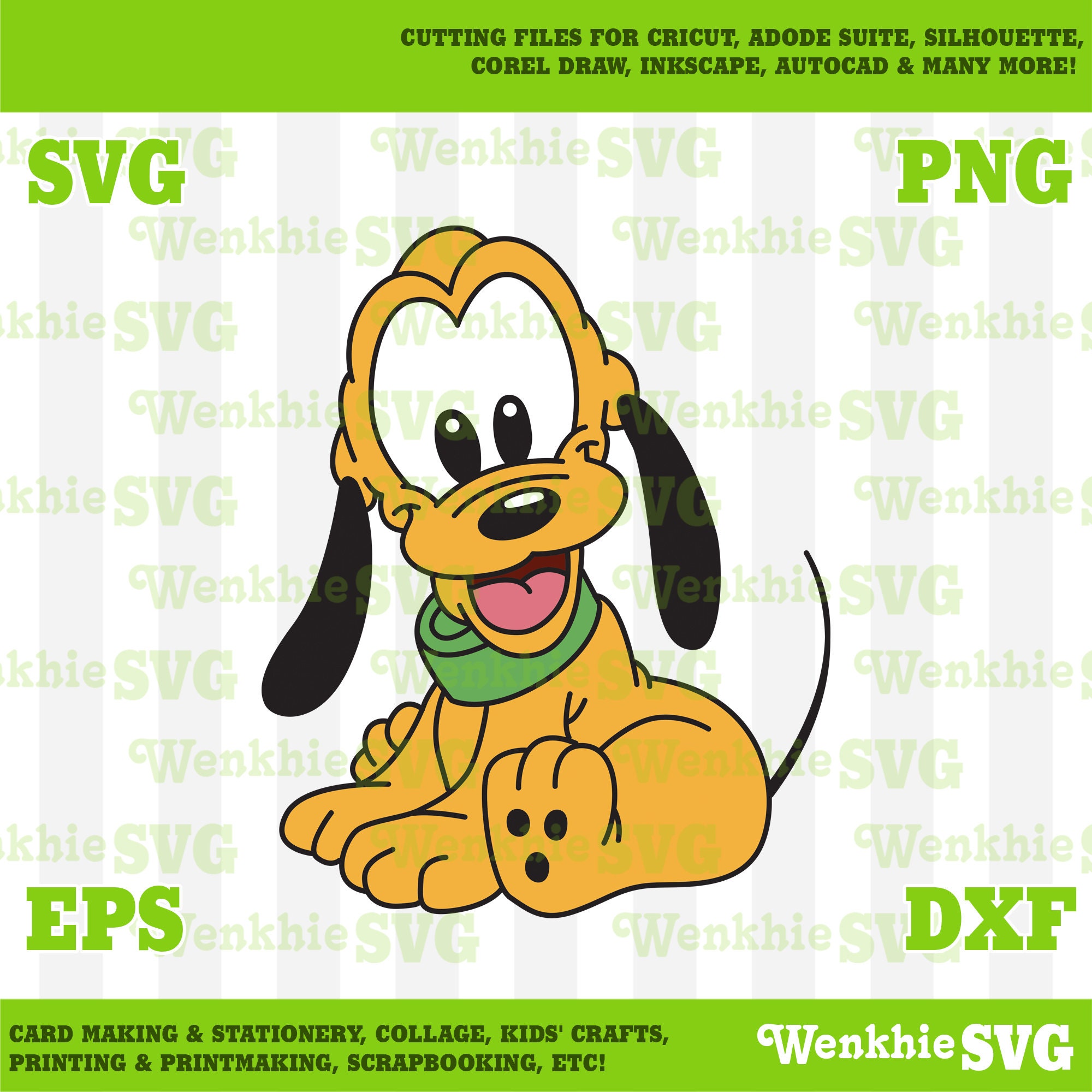 Baby Pluto archivo de corte imprimible archivo SVG para - Etsy España