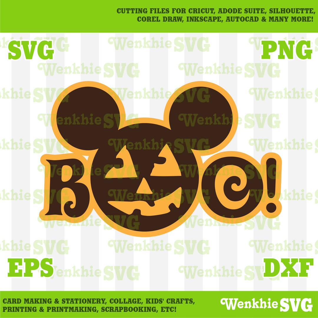 Boo! V2 Cutting File Printable, SVG File for Cricut - Etsy