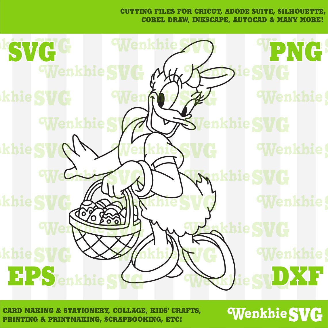 Daisy Easter Cutting File Printable SVG File for Cricut - Etsy