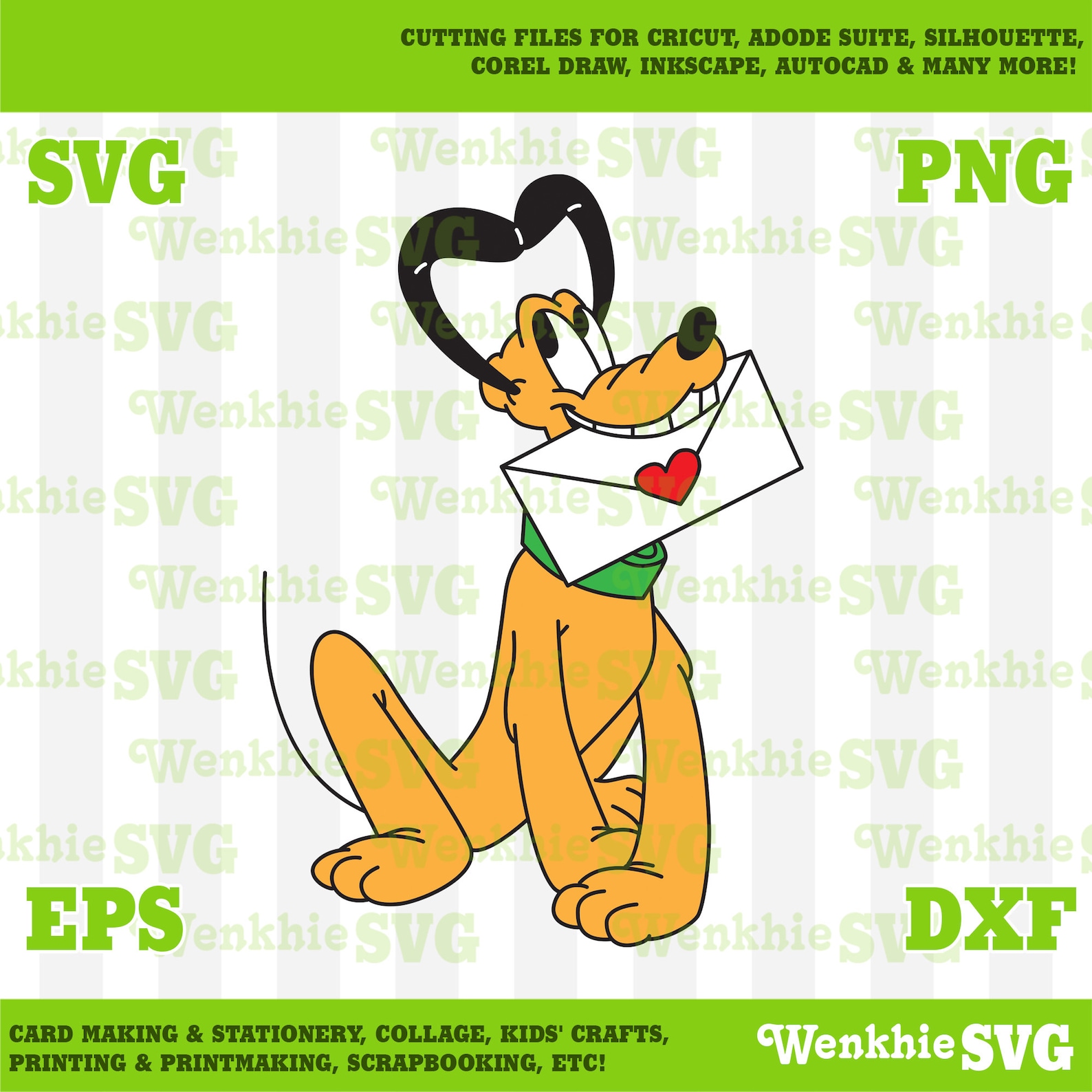 Valentines Pluto Cutting File Printable SVG File for Cricut - Etsy