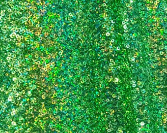 Iridescent Green Fabric | Etsy