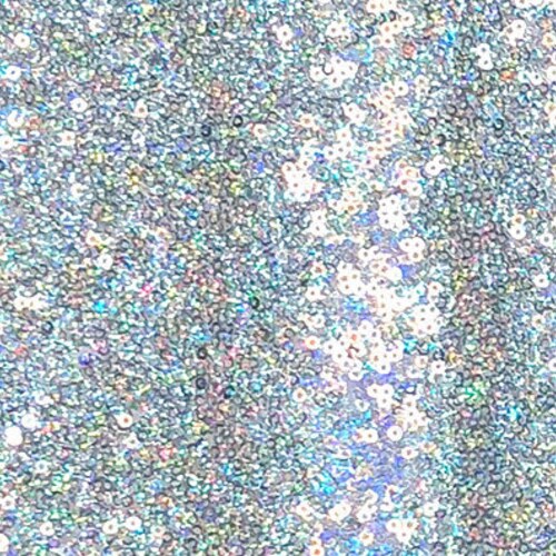 Silver Iridescent Sequin Fabric Silver Hologram Full Sequin | Etsy