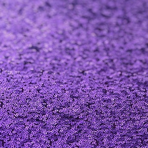 Purple Sequin Fabric, Purple Full Sequins Fabric, Violet Glitz Sequins ...