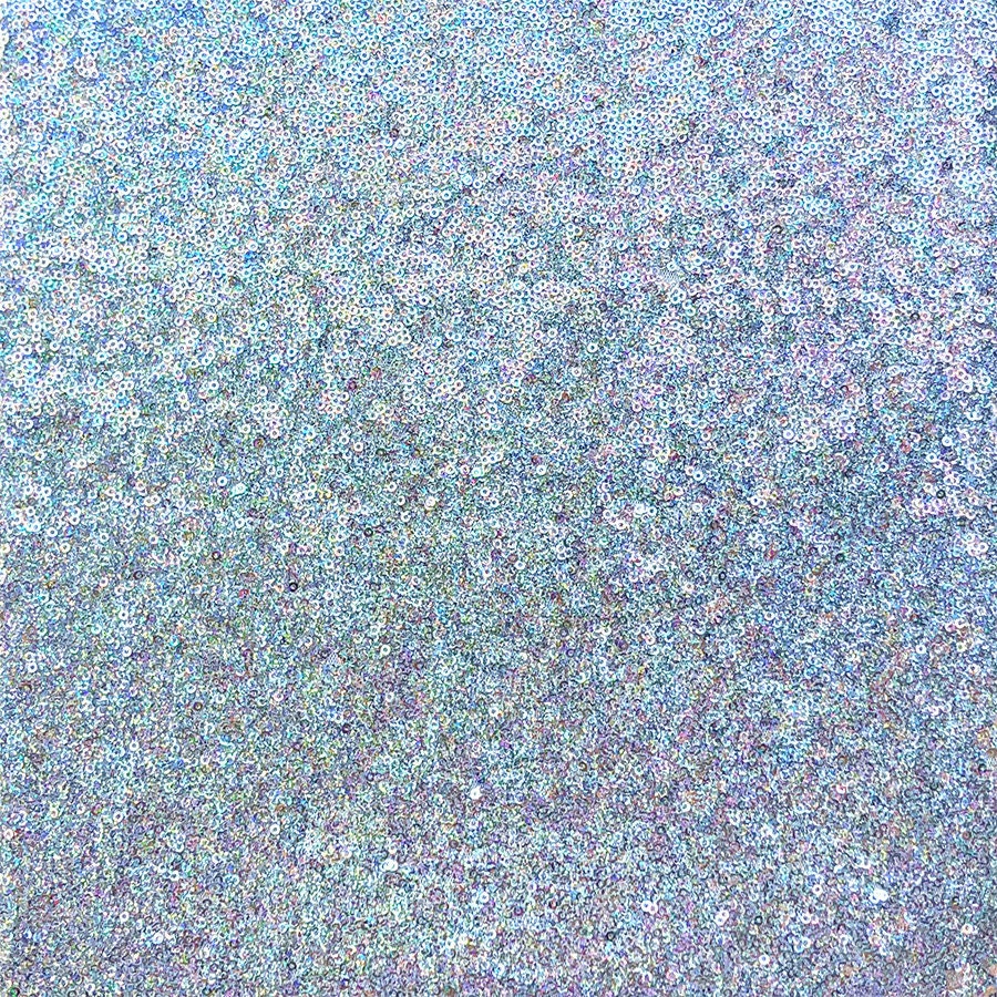 Silver Iridescent Sequin Fabric, Silver Hologram Full Sequin Fabric ...