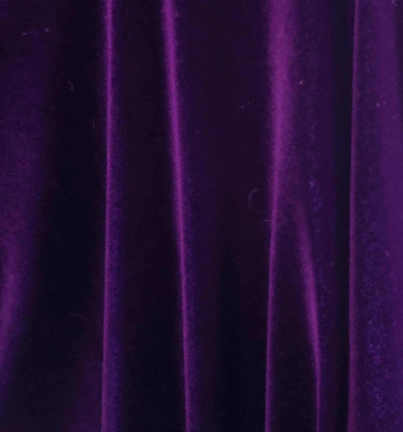 Purple Stretch Velvet Fabric by the Yard Royal Purple Velvet | Etsy